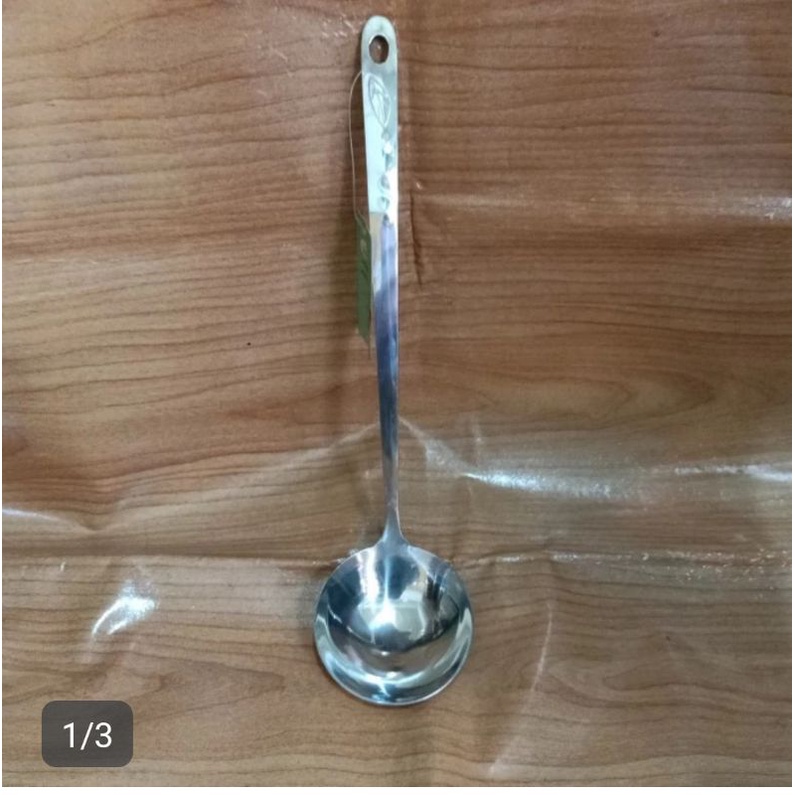 Jual Sendok sop stainless "KIYOKO" diameter 7.3cm GG 24cm | Shopee ...