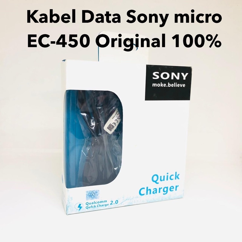 Jual KABEL DATA SONY UNIVERSAL EC450 MICRO FOR ANDROID SMARTPHONE WITH ...