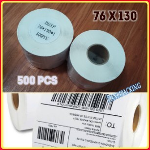 Jual cusss order] Kertas Sticker Label Printer Thermal Barcode 76 X 130 ...