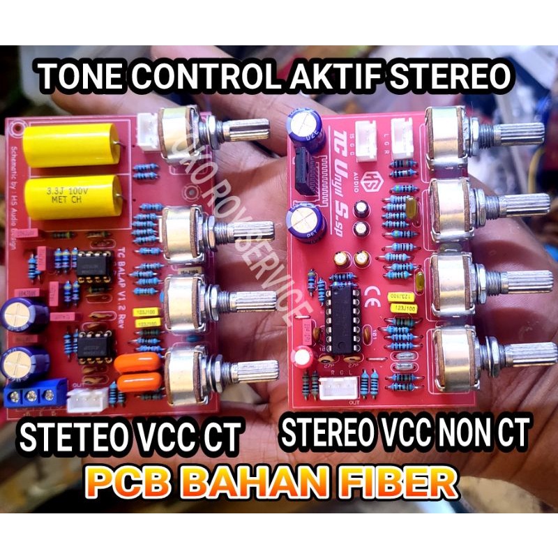 Jual Tone Control Aktif Stereo DC 15V / Kit Tone Control Aktif Stereo ...