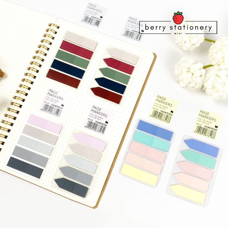 Jual 100 SHEETS STICKY NOTES INDEX TABS PLASTIK SEMI TRANSPARAN ...