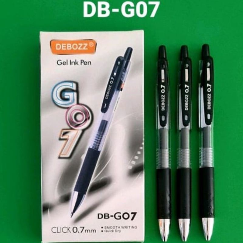 Jual 12PC BULPEN CETEKAN DB-G07 DEBOZZ/ CLICK 0.7MM | Shopee Indonesia