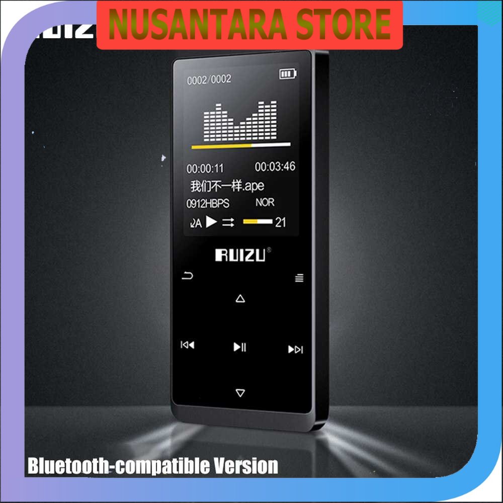 Jual NUSANTARA STORE - RUIZU MP3 Player Bluetooth HiFi Digital Audio ...