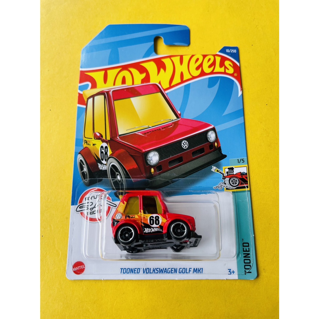 Jual HOTWHEELS HOT WHEELS TOONED VOLKSWAGEN GOLF MK1 68 MERAH LOT G ...