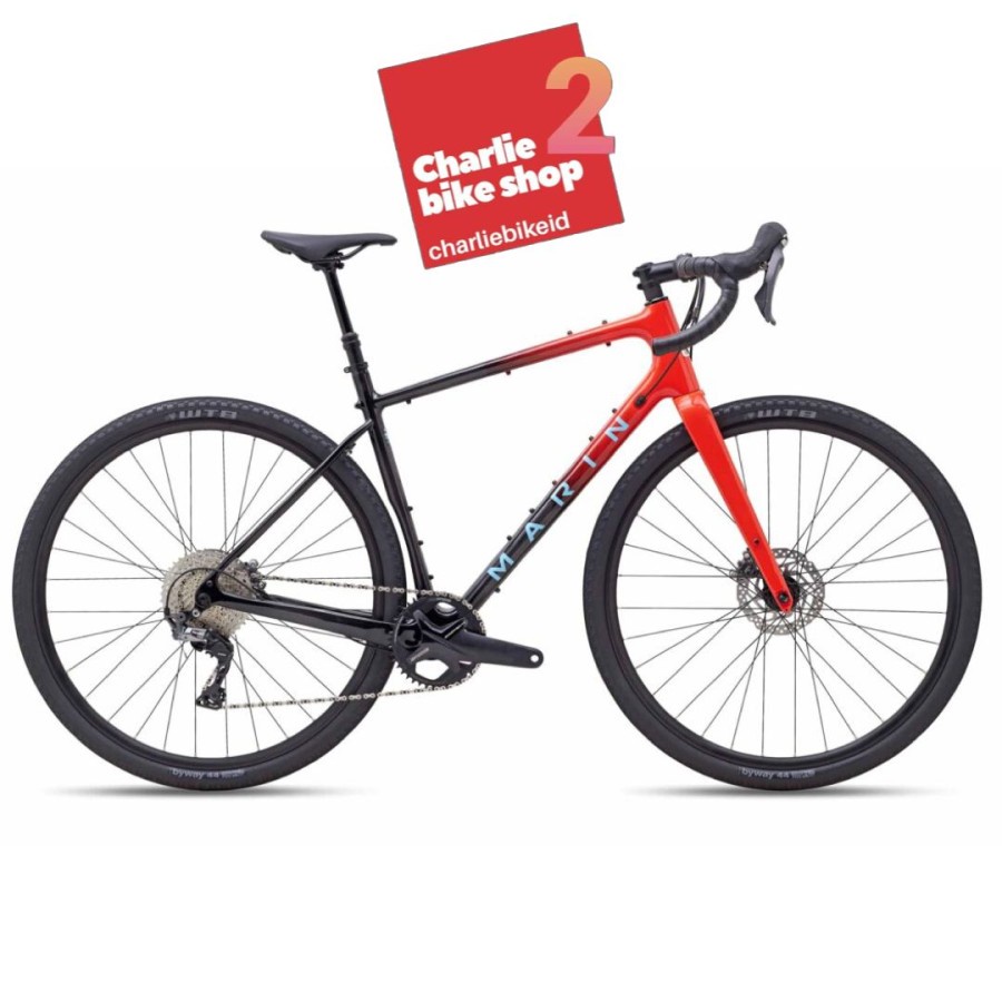 Jual Fullbike Gravel Bike MARIN HEADLANDS 2 Carbon - Black Orange - Sepeda Gravel | Shopee Indonesia