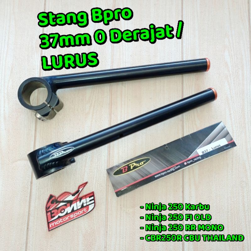 Jual Stang Bpro 37mm 0 Derajat Lurus Ninja 250 Karbu, Ninja 250 FI OLD ...