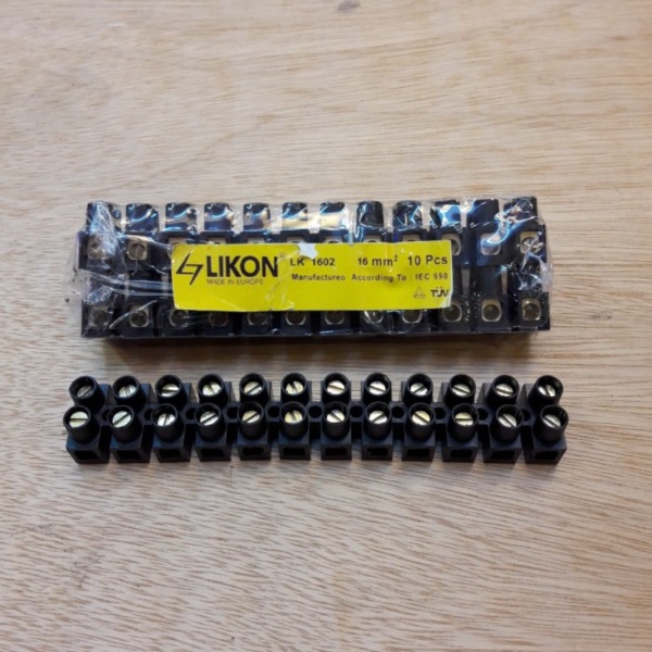 Jual Unik Terminal blok LIKON / klustin/ rustin 16mm perbatang Limited ...