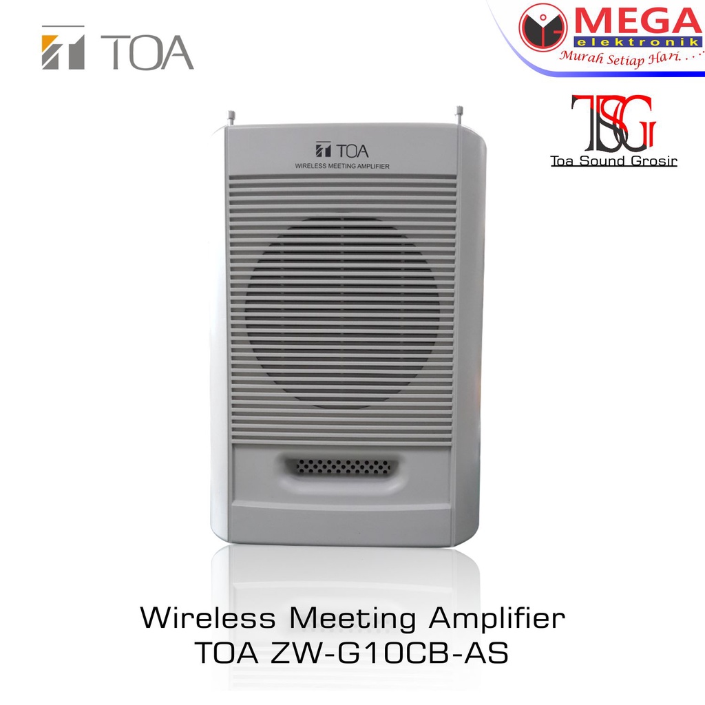 Jual PORTABLE WIRELESS AMPLIFIER TOA ZW-G10CB-AS AMPLI MEETING PORTABLE ...
