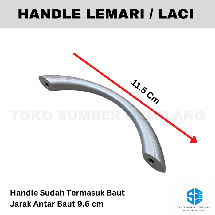 Jual Handle Lemari Minimalis/ Handle Lemari / Tarikan Laci / Handle C ...