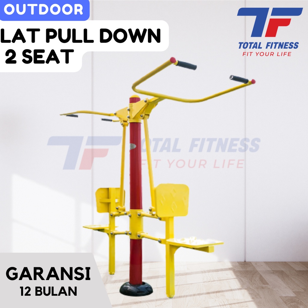 Jual Alat Olahraga Lat Pull Down 2 Seat Total Fitness | Shopee Indonesia