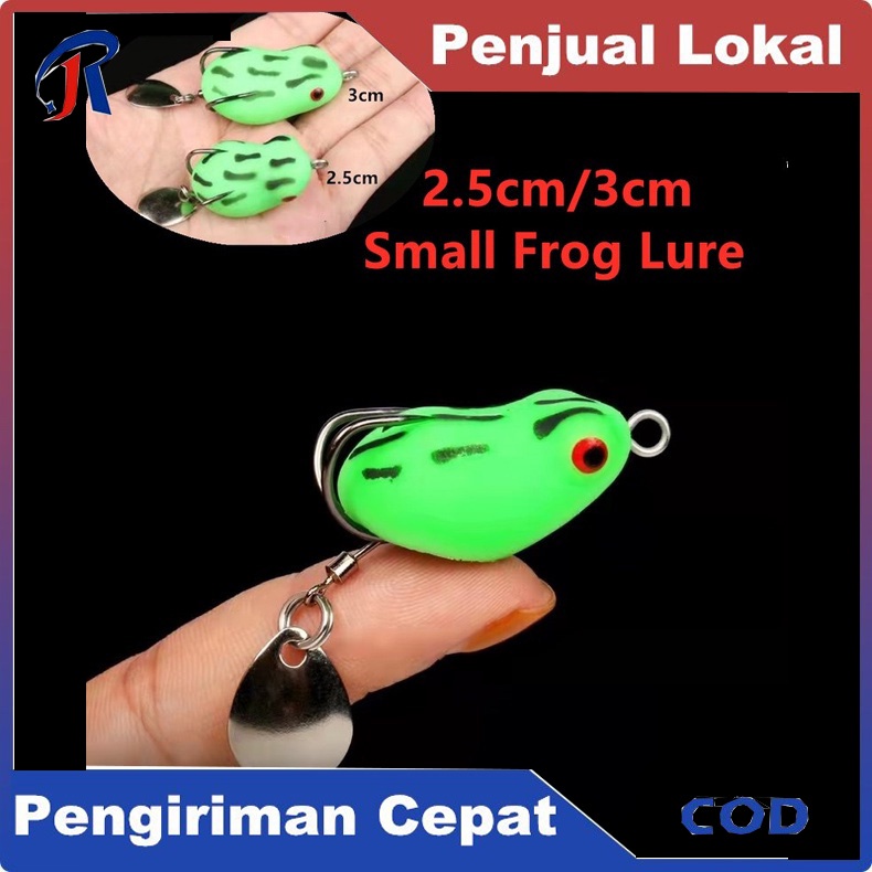 Jual Umpan Pancing Mini Soft Frog 3cm/4.2g Katak Casting Soft Frog Lure ...