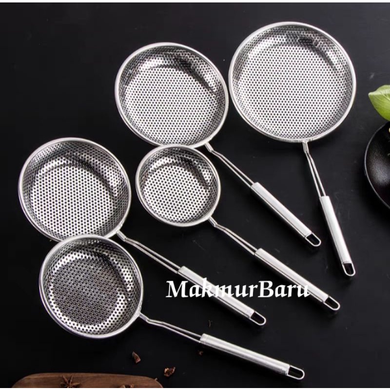 Jual Saringan Minyak Tebal/ Saringan Penggorengan / Serokan / Saringan ...