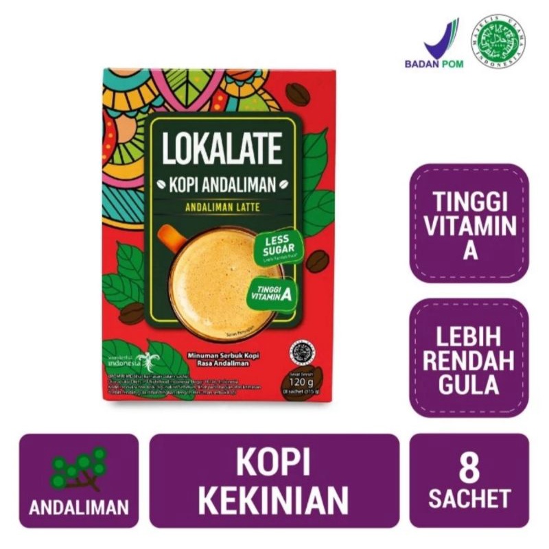 Jual Lokalate Kopi Andaliman Dus (8 sachet) | Shopee Indonesia