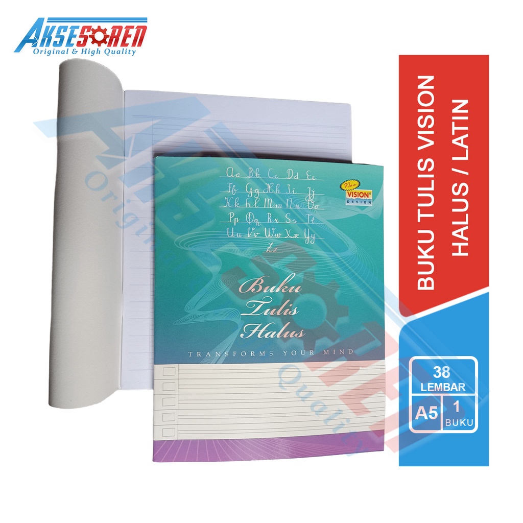 Jual Aksesoren Buku Tulis Halus Vision 38 Lembar [1 Buku] / Buku ...