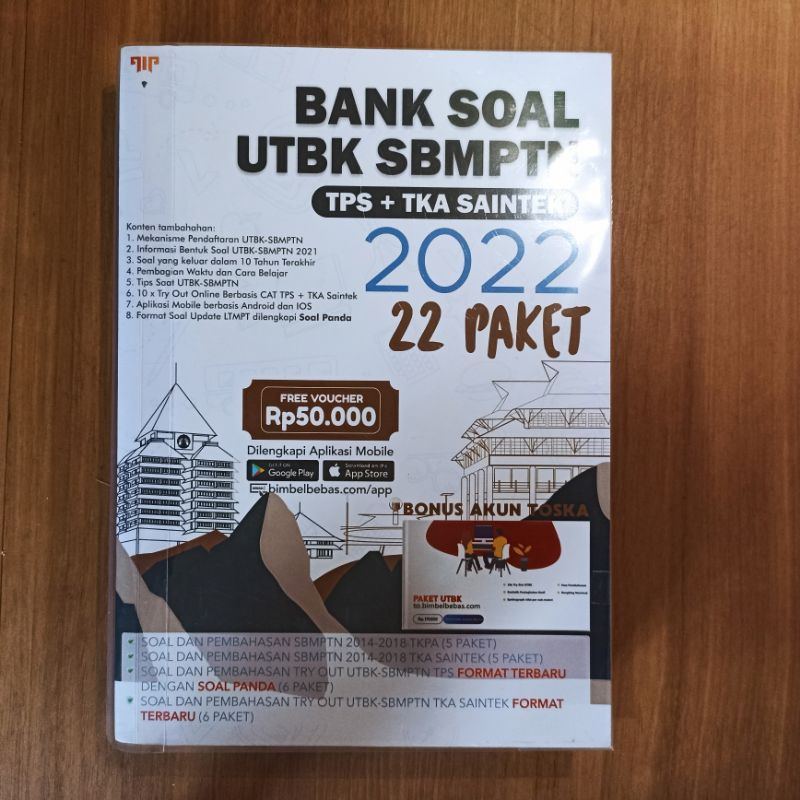 Jual BANK SOAL TPS+TKA UTBK SBMPTN 2022 (PRELOVED) | Shopee Indonesia