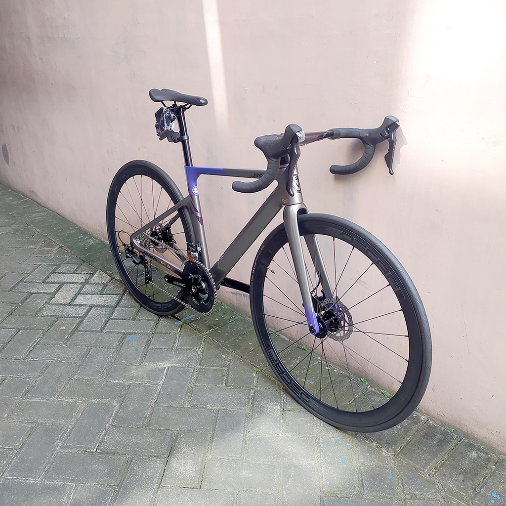 Jual Sepeda Road JAVA Vesuvio II 105 2X11 Speed Glossy Purple | Shopee ...