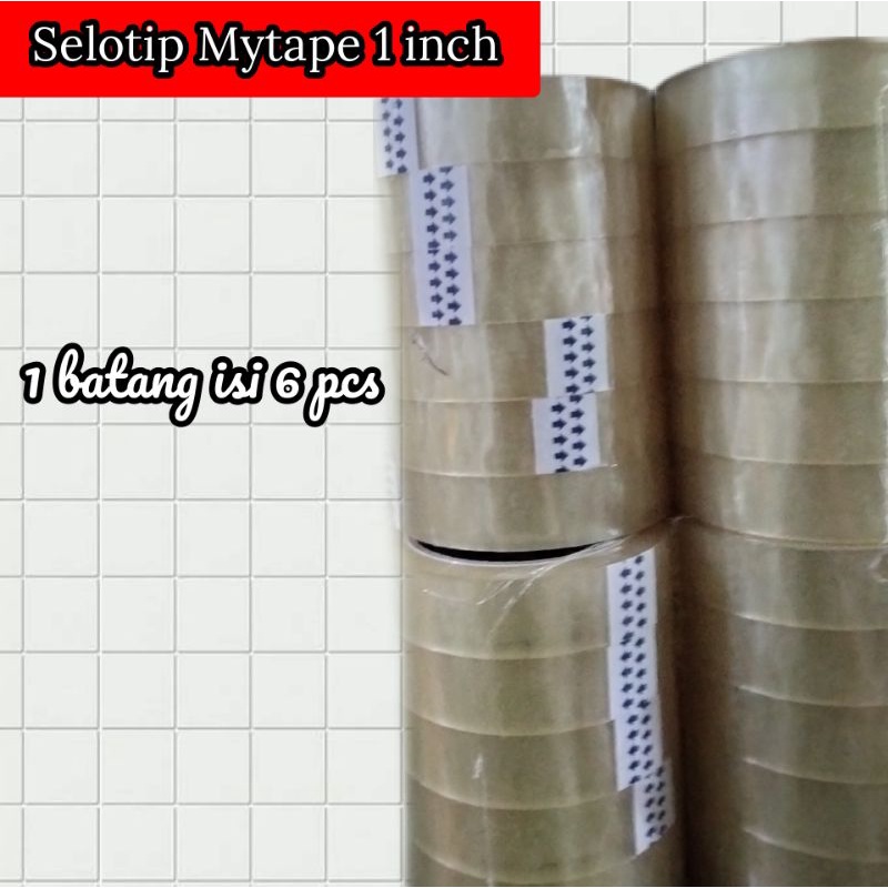Jual Selotip My tape 1 inch Original (1 barang : 6 pcs) | Shopee Indonesia