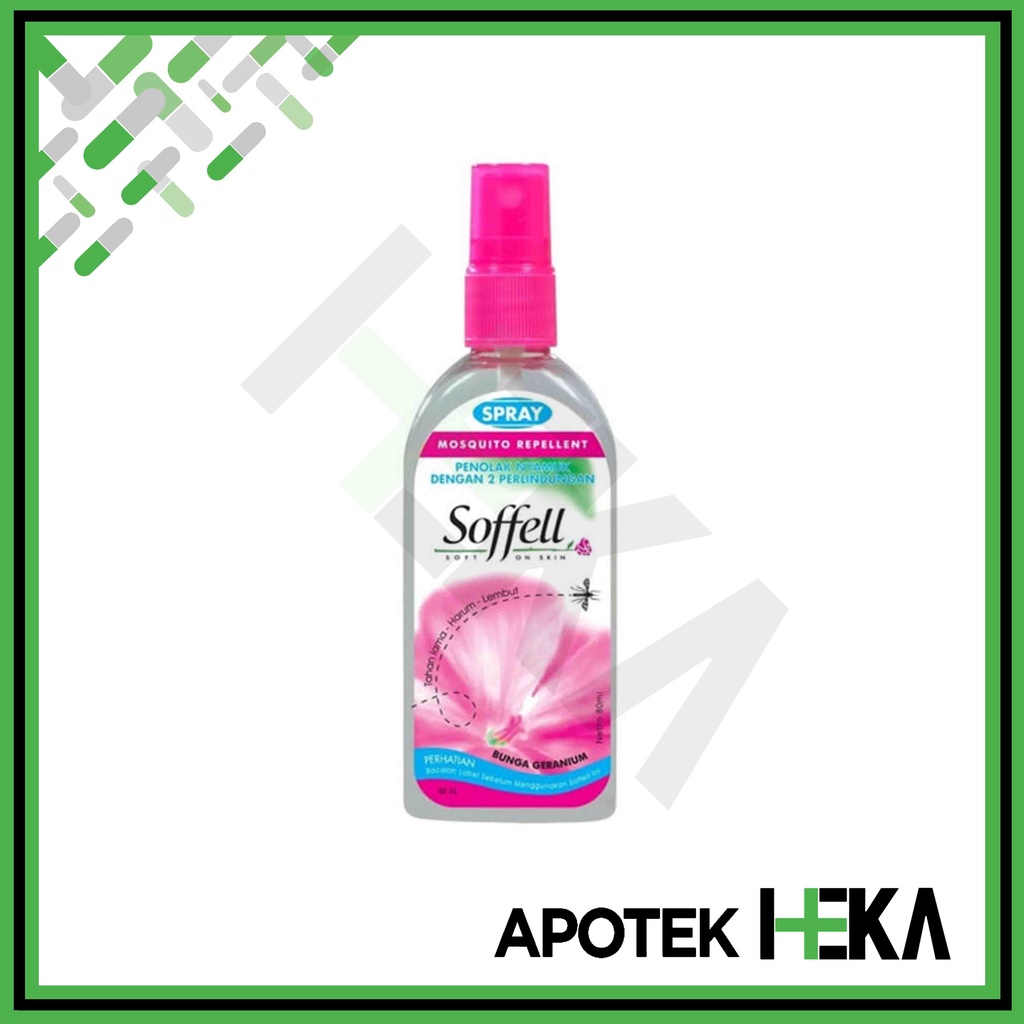 Jual Soffell Spray 80 ml - Semprotan Anti Nyamuk | Shopee Indonesia