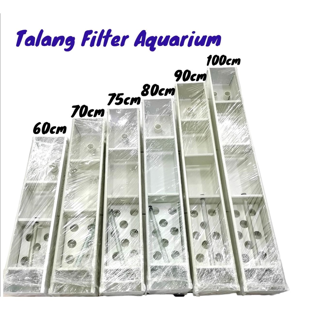 Jual TALANG FILTER AKUARIUM DOBEL SEKAT 60CM - 100CM FILTER AKUARIUM ...