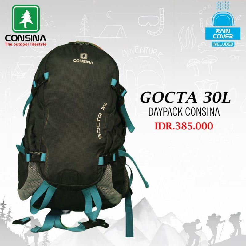 Jual Daypack Consina Gocta 30 Liter - Tas Ransel Consina - Tas Consina ...