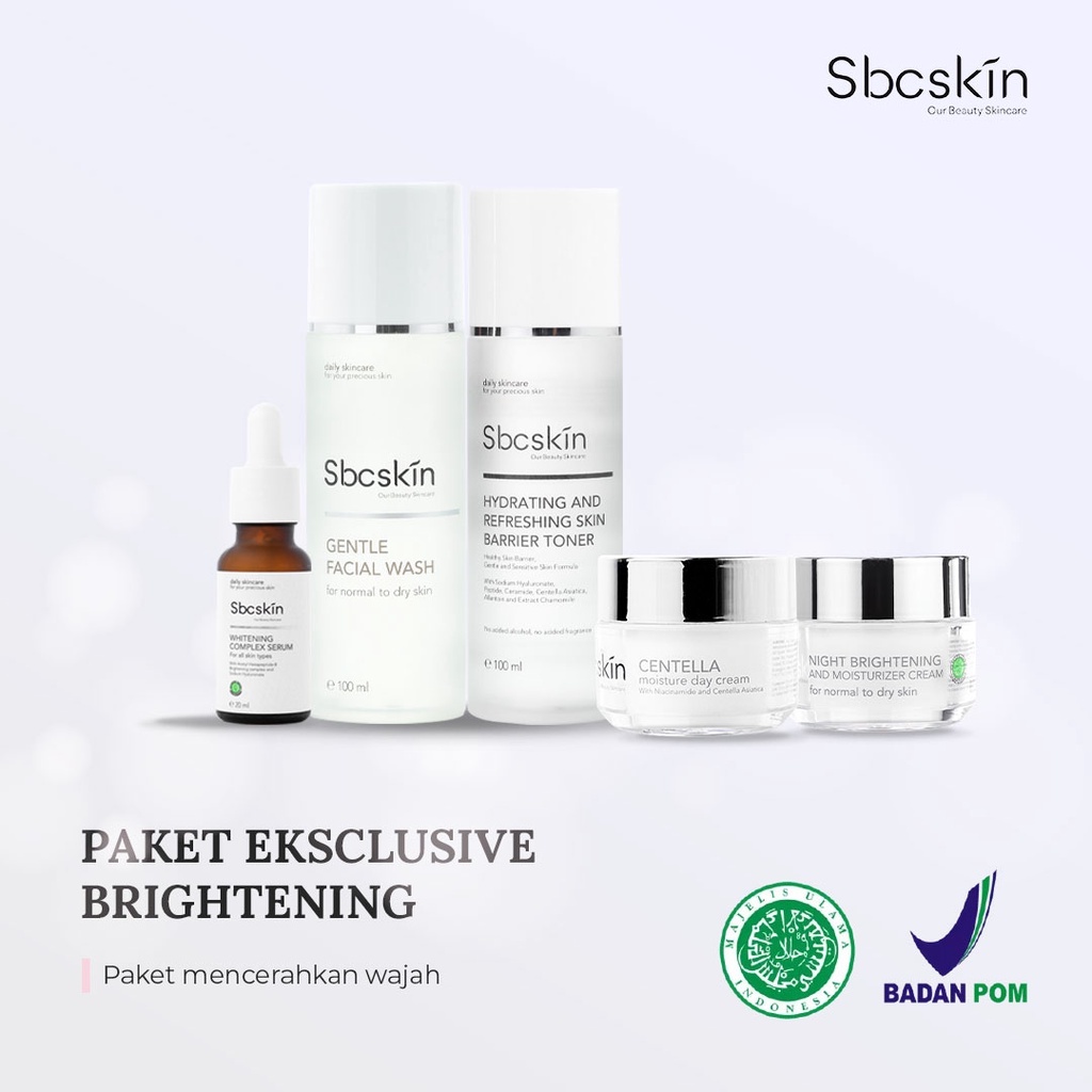 Jual Sbcskin - Paket Exclusive Brightening For Normal To Dry Skin ...