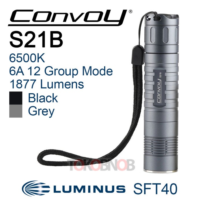 Jual Limited Convoy S21B Luminus Sft40 - 6A 12-Group Flashlight ...