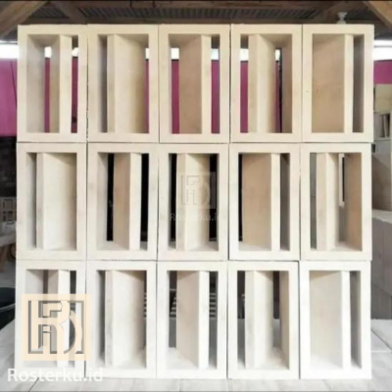 Jual Roster beton minimalis 20×10 dan 30×15 putih/loster/pentilasi ...