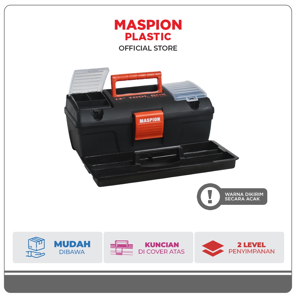 Jual Maspion Kotak Perkakas Plastik Tools Box Classy 13 | Shopee Indonesia