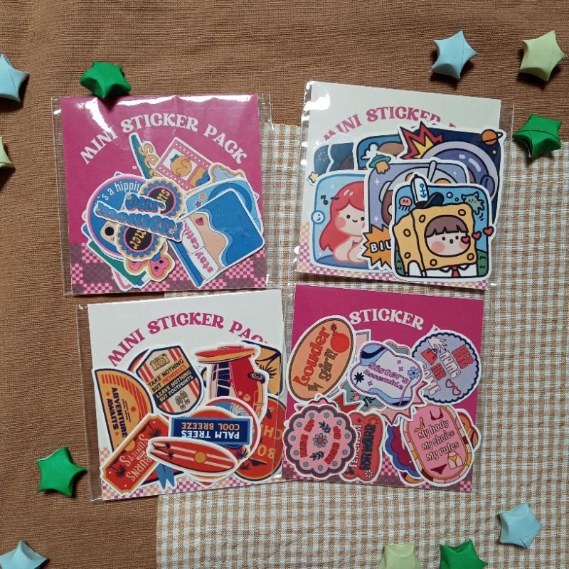 Jual Mini Sticker Pack | Shopee Indonesia