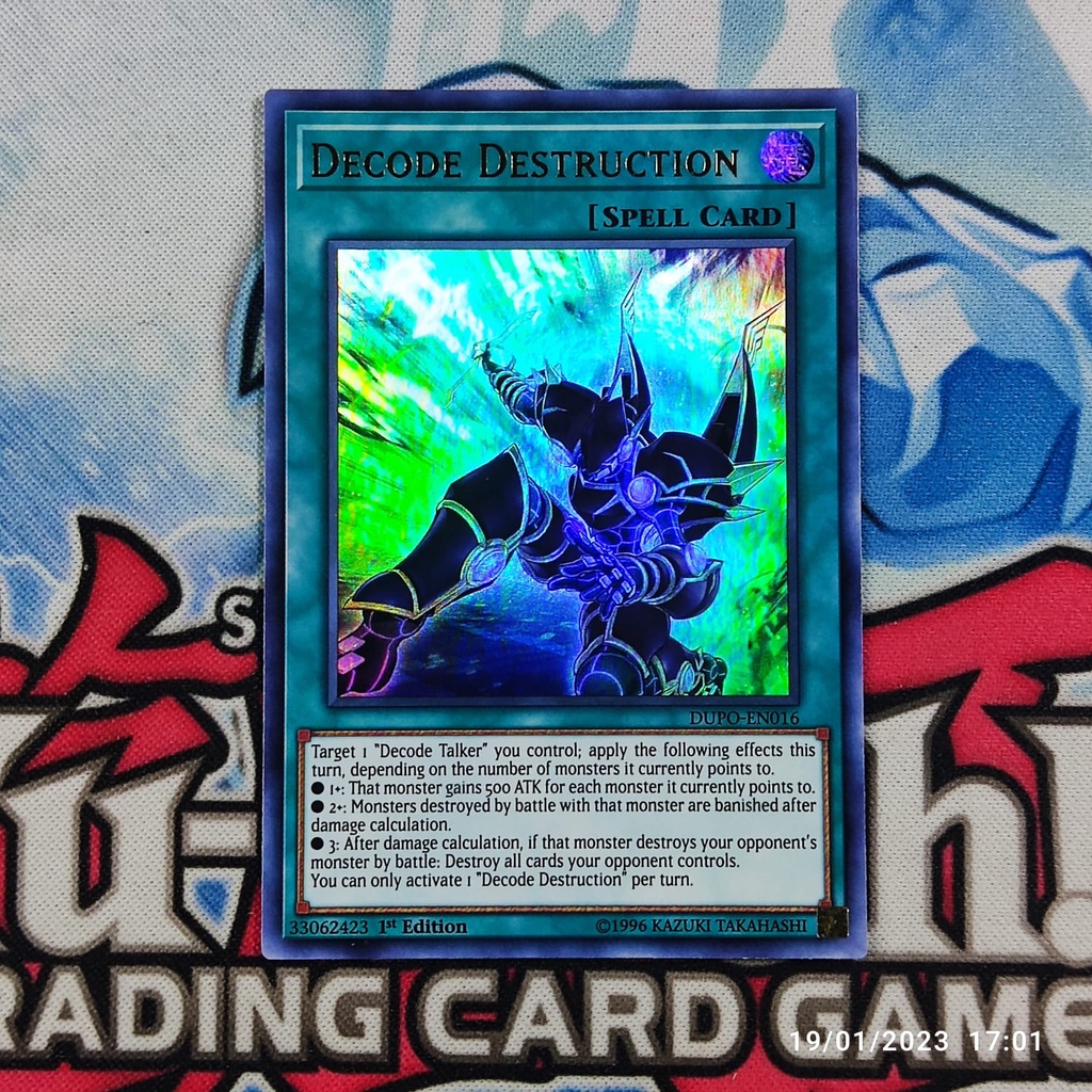 Jual yugioh decode destruction DUPO ultra rare 1st original | Shopee Indonesia