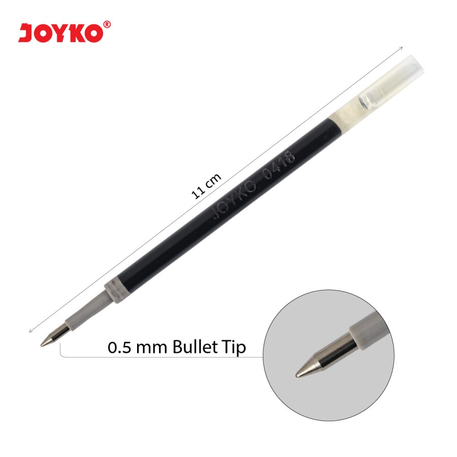 Jual GEL PEN REFILL ISI ULANG PEN ISI PULPEN JOYKO GPR-267 0.5 MM ...