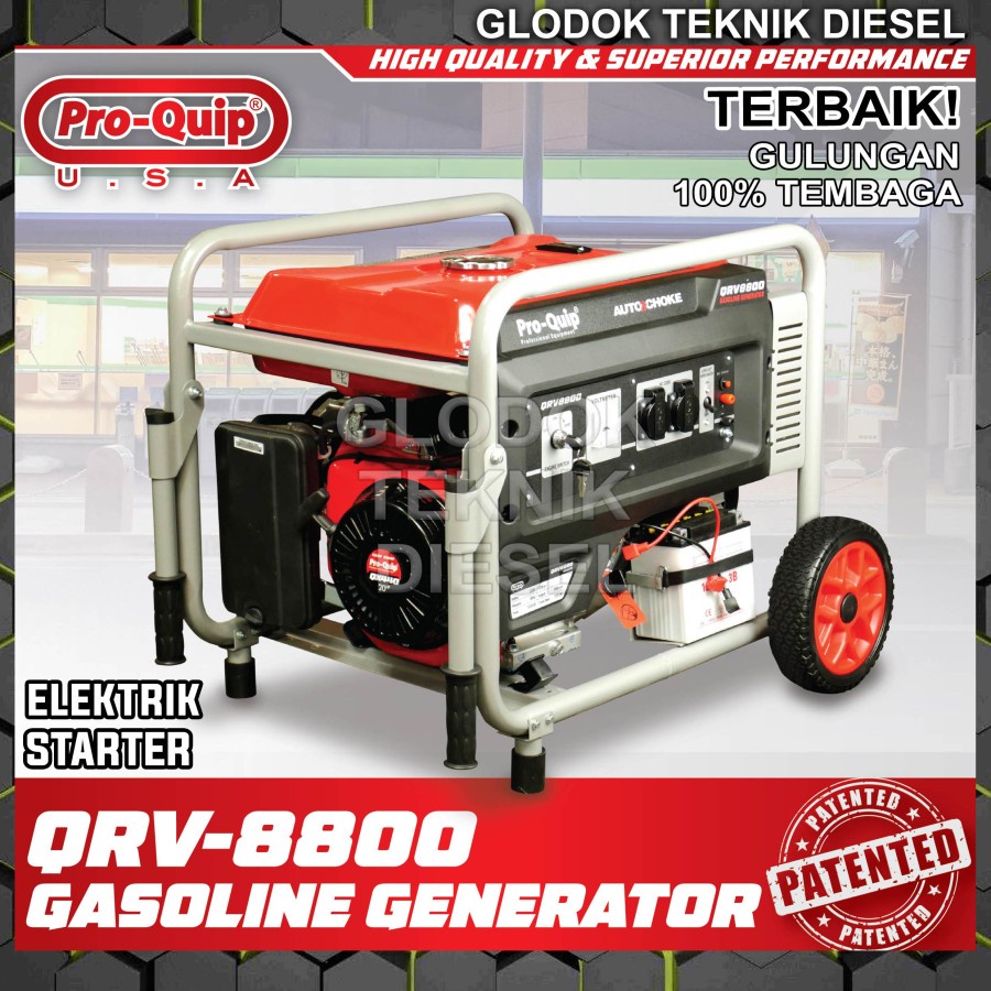 Jual Proquip Genset Generator Bensin 5500 5000 watt QRV 8800 QRV8800 ...