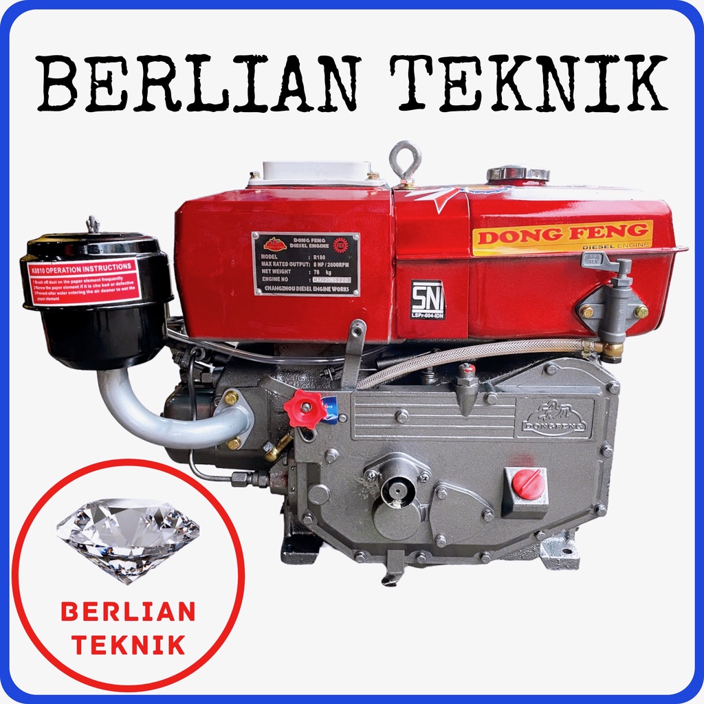 Jual Mesin Penggerak Solar Engine Diesel Dongfeng R180 / 8 HP | Shopee Indonesia