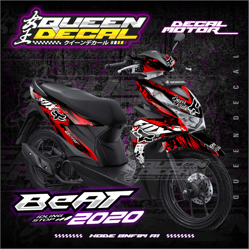 Jual STIKER DECAL HONDA BEAT DELUXE 2020 - STIKER FULLBODY BEAT DELUXE ...