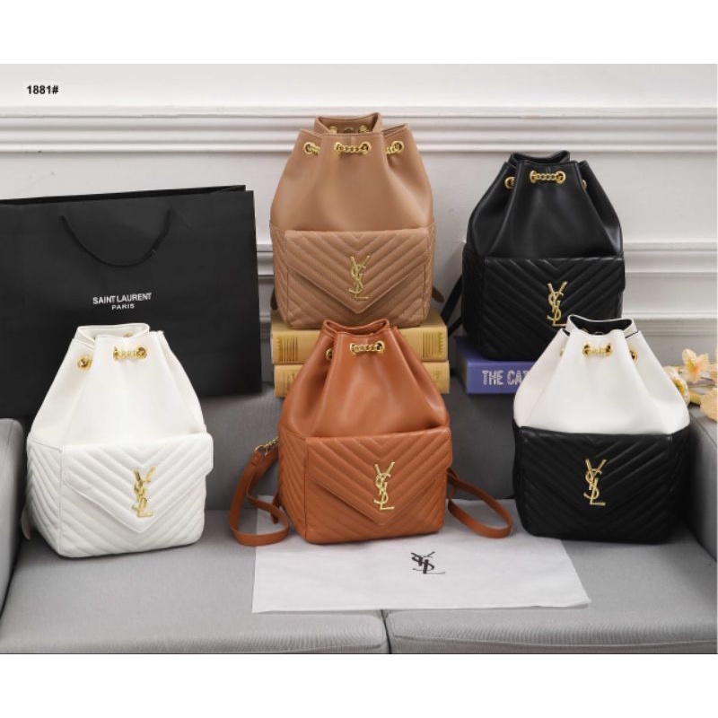 Jual YSL Yves Saint Laurent Backpack #1881 | Shopee Indonesia