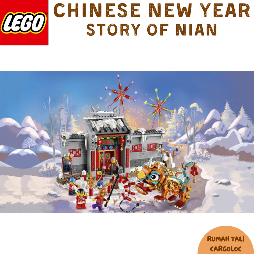 Jual LEGO CHINESE NEW YEAR STORY of NIAN | Shopee Indonesia