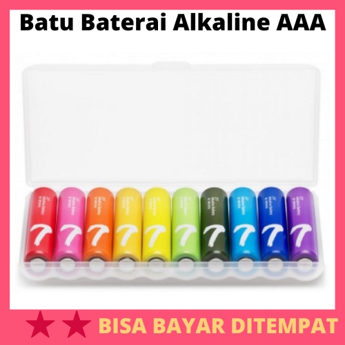 Jual Batu Baterai Alkaline AAA 10 PCS / Batu Batre Baterai Battery ...