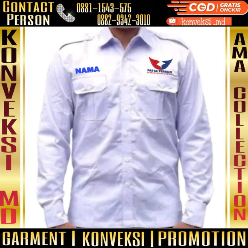 Jual kemeja partai Perindo/seragam partai Perindo/kemeja partai Perindo ... Jual kemeja partai Perindo/seragam partai Perindo/kemeja partai Perindo ...