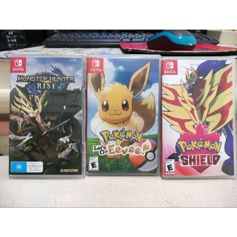 Jual KASET NINTENDO SWITCH POKEMON SHIELD / POKEMON LET'S GO EEVEE ...