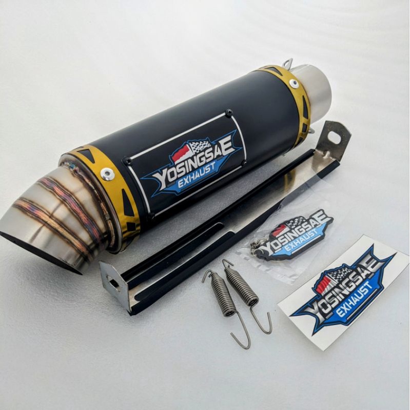 Jual silincer knalpot racing YOSINGSAE exhaust original inlet 50mm ...