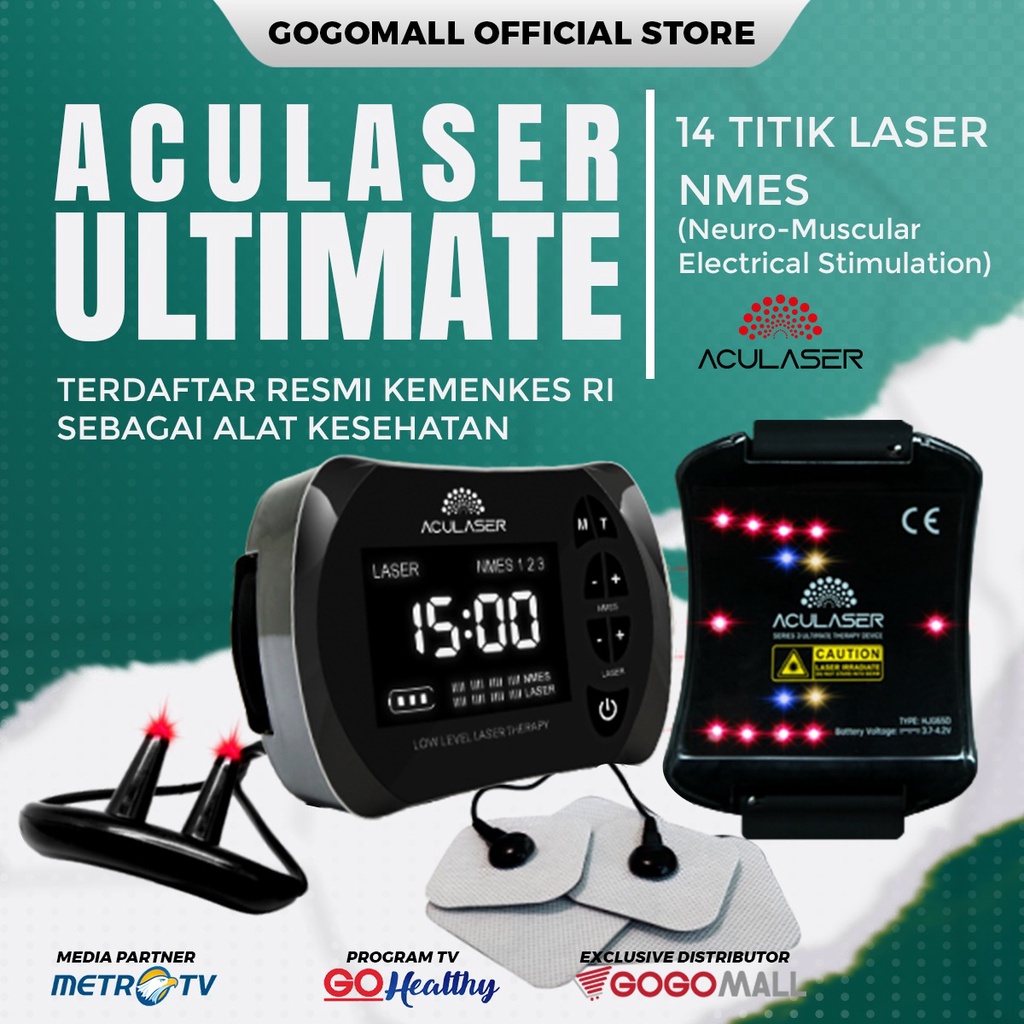 Jual ACULASER ULTIMATE - ALAT TERAPI MEMBANTU MENURUNKAN HIPERTENSI / TEKANAN DARAH TINGGI GULA ...
