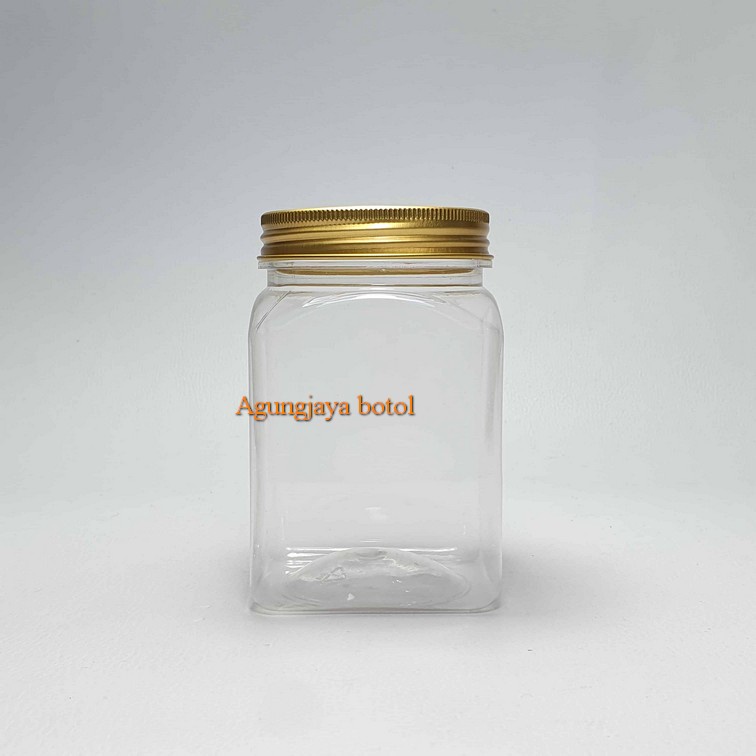 Jual Toples 340 ml Pet Kotak Natural Tutup Alumunium / Toples Plastik ... Jual Toples 340 ml Pet Kotak Natural Tutup Alumunium / Toples Plastik ...
