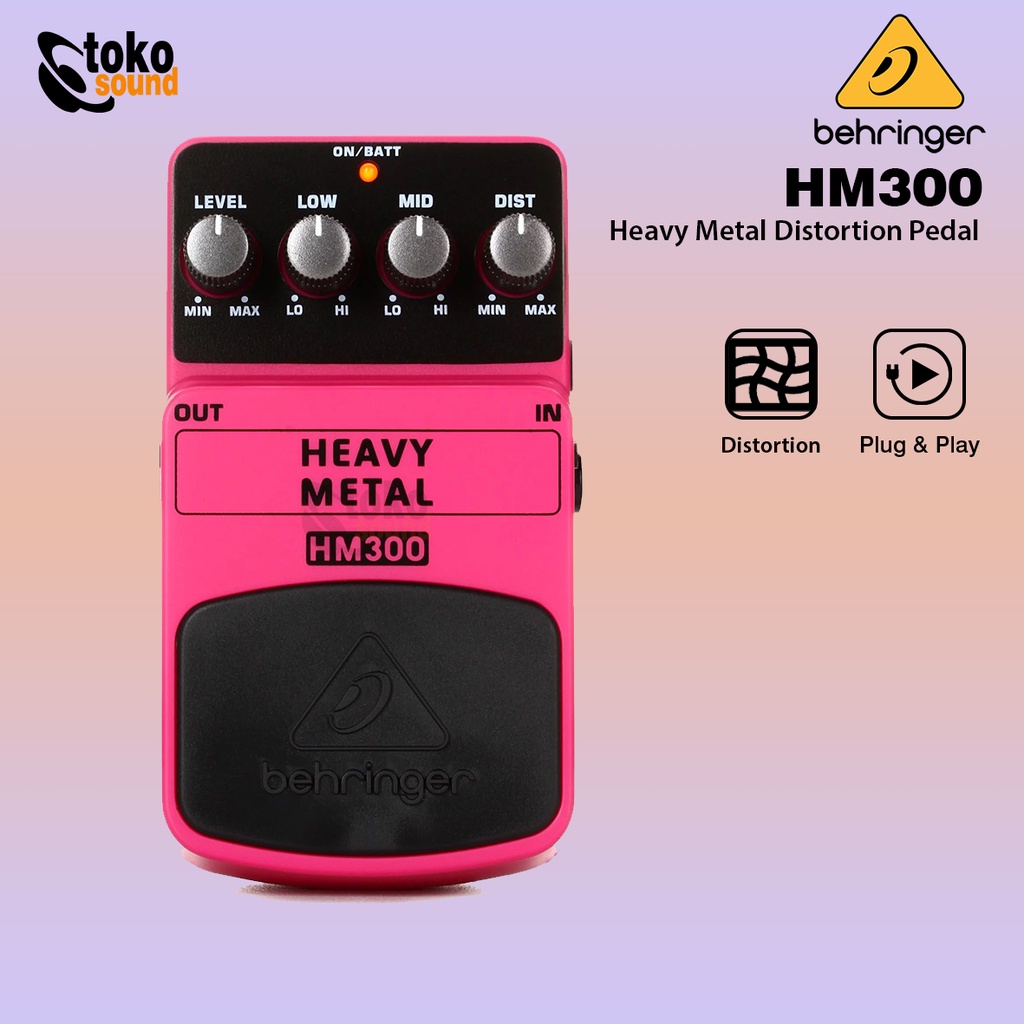 Jual Behringer HM300 Heavy Metal Distortion Pedal | Shopee Indonesia