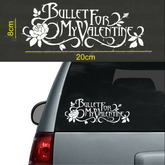 Jual Stiker Mobil Band Bullet For My Valentine - Car Decal Sticker ...