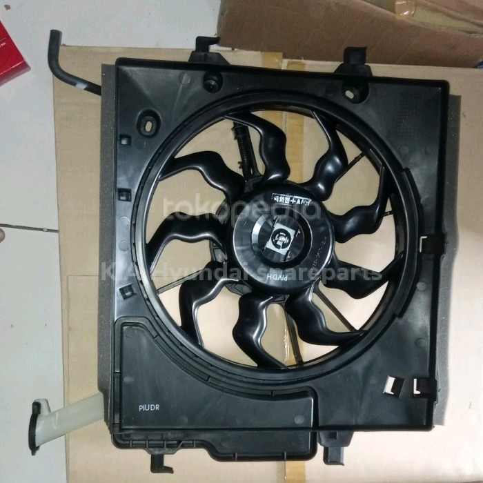 Jual fan assy radiator rumah tabung motor kipas kia all new picanto ...