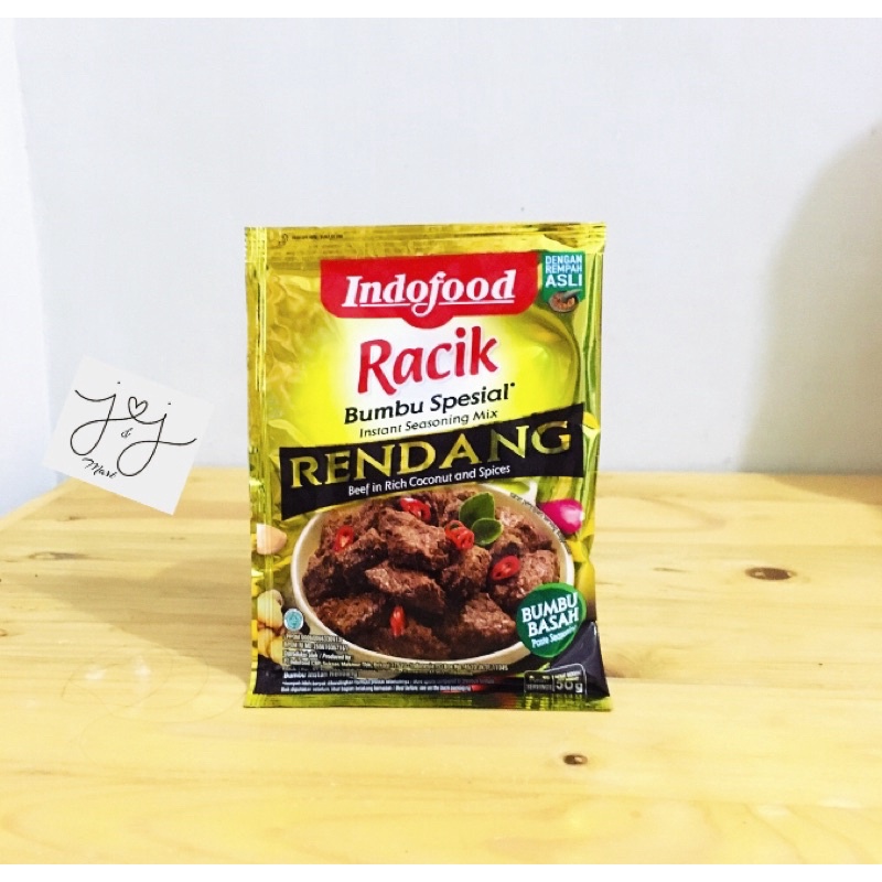 Jual Bumbu instan | INDOFOOD Bumbu Racik Rendang 50 gr | Shopee Indonesia