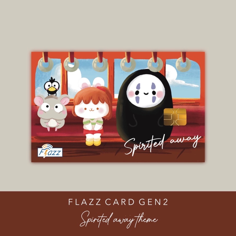 Jual flazz card / emoney spirited away studio ghibli fanart | Shopee ...