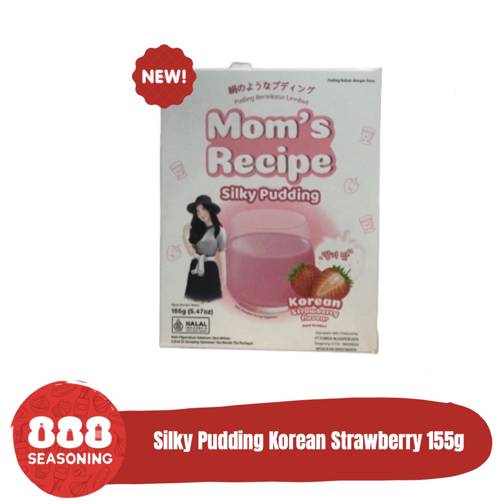 Jual SILKY PUDDING KOREAN STRAWBERRY FLAVOUR FORISA MOM'S RECIPE 155g ...
