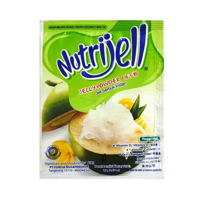 Jual agar agar nutrijell coconut kelapa muda 15 | Shopee Indonesia