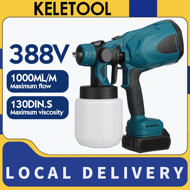 Jual Cordless Spray cat Gun Semprot Listrik Tanpa Kabel Sprayer Cat ...